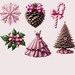 Pretty Pink Christmas Clipart, Pink Christmas Winter Clip Art ...