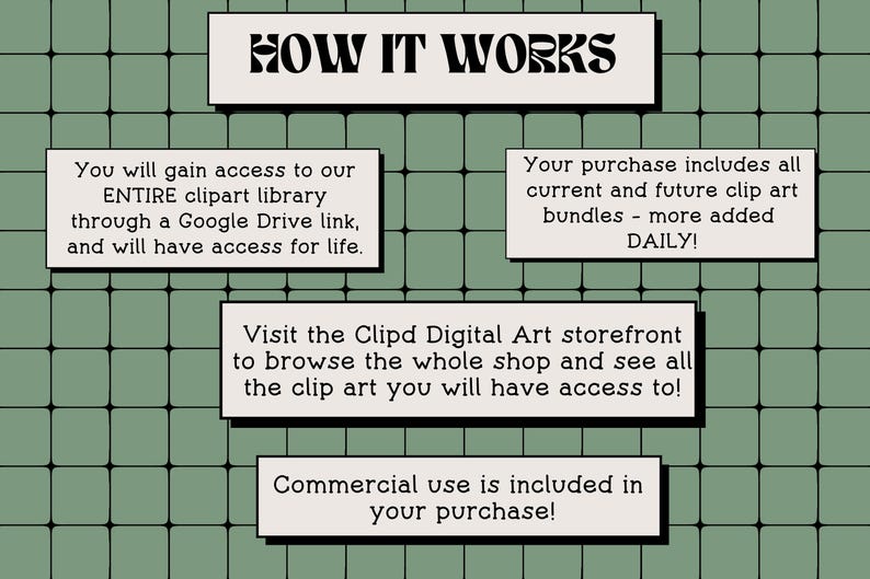 Whole Shop Lifetime Access Clipart Bundle | Unlimited Clip Art ...