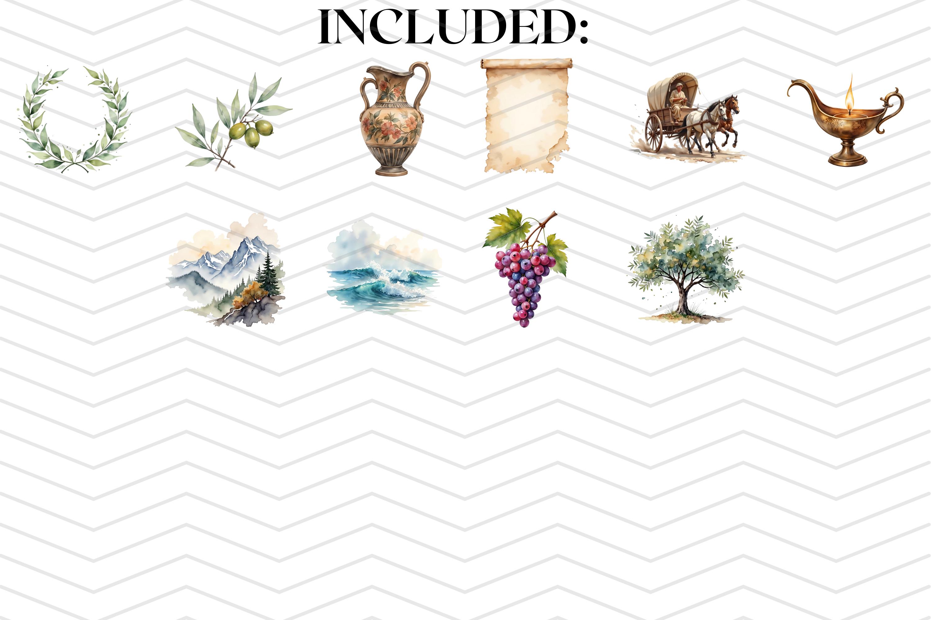Greek Mythology Clipart Bundle | Ancient Gods, Goddesses, Heroes ...