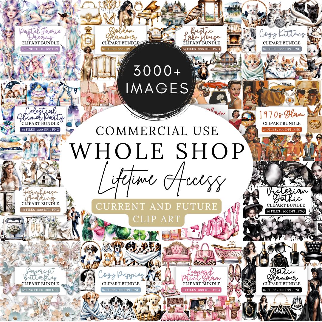 Whole Shop Lifetime Access Clipart Bundle | Unlimited Clip Art ...