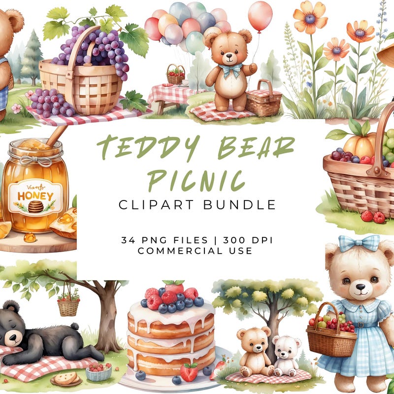 Teddy Bear Picnic - Etsy