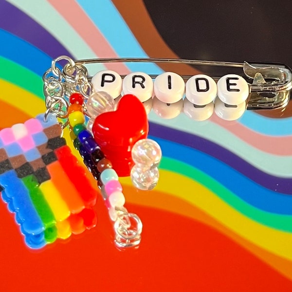 Safety Pin Pride Pin - Etsy