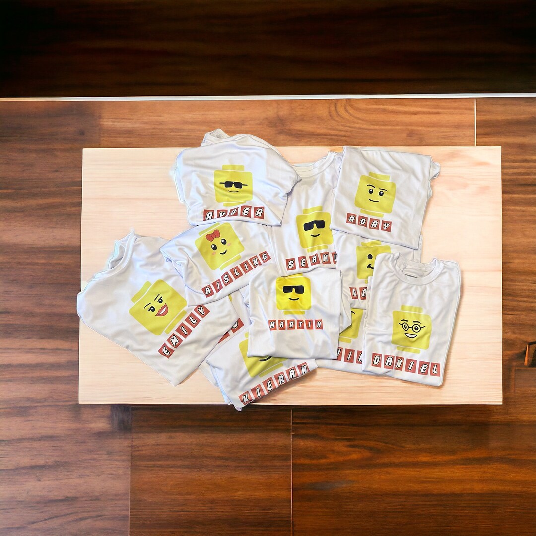 Toy Block Personalized Helmet Name Shirt, Lego Man Shirt, Building My ...