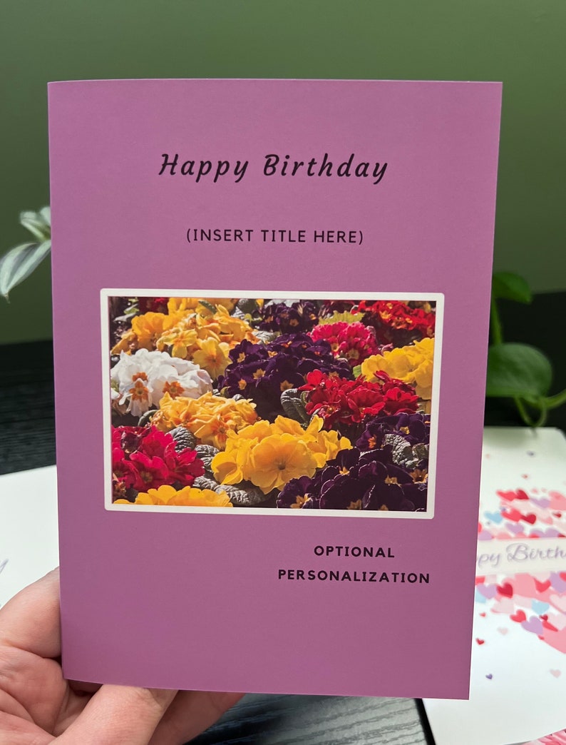 Birthday Cards for Her. Personalized Cards. High Quality Cards With ...