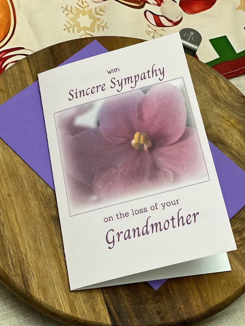 Sympathy Cards, Loss of Loved One, Bereavement, Personalized Sympathy ...