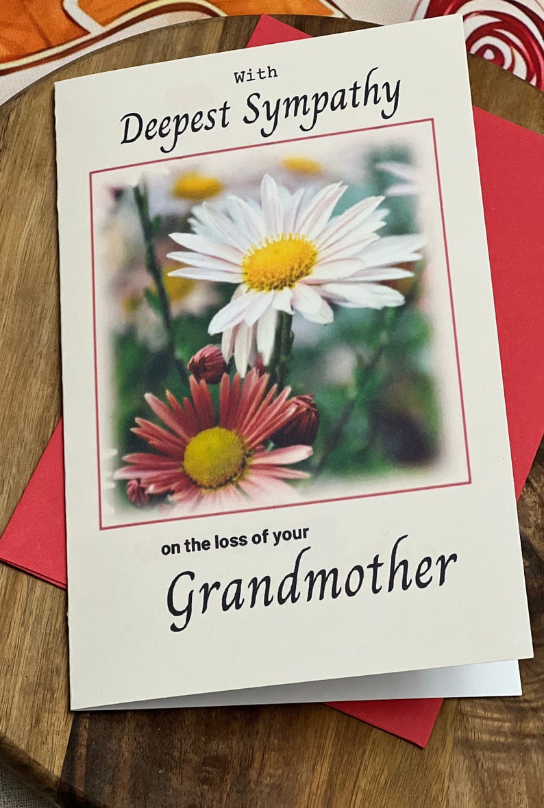 Sympathy Cards, Loss of Loved One, Bereavement, Personalized Sympathy ...