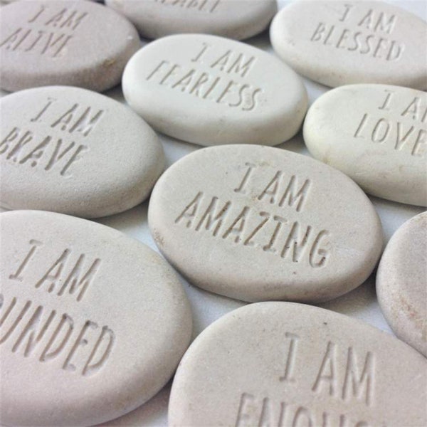 Affirmation Stones - Etsy