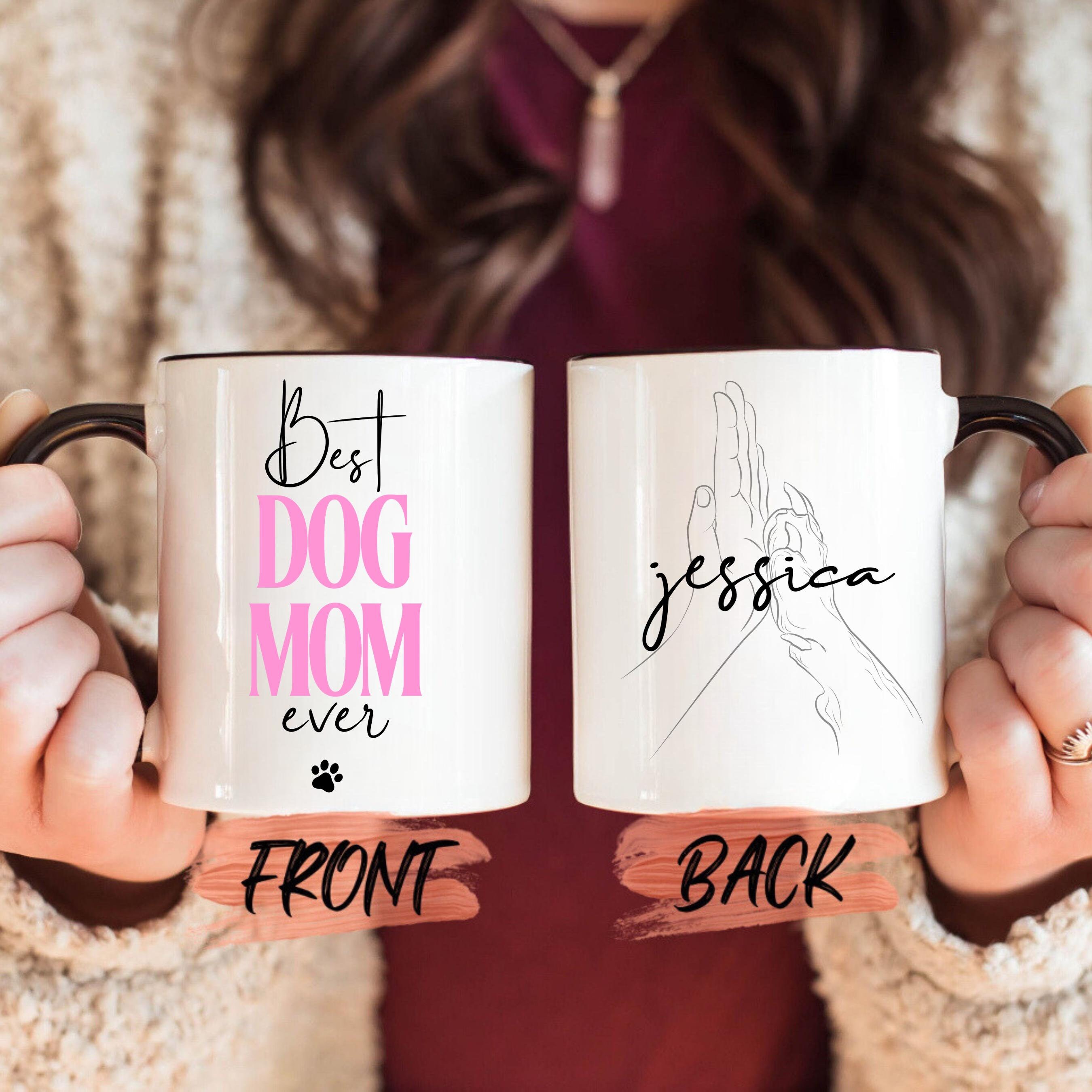 Customisable Dog Mum Mug,dog Mug, Custom Dog Mug,name Custom Dog, Dog ...