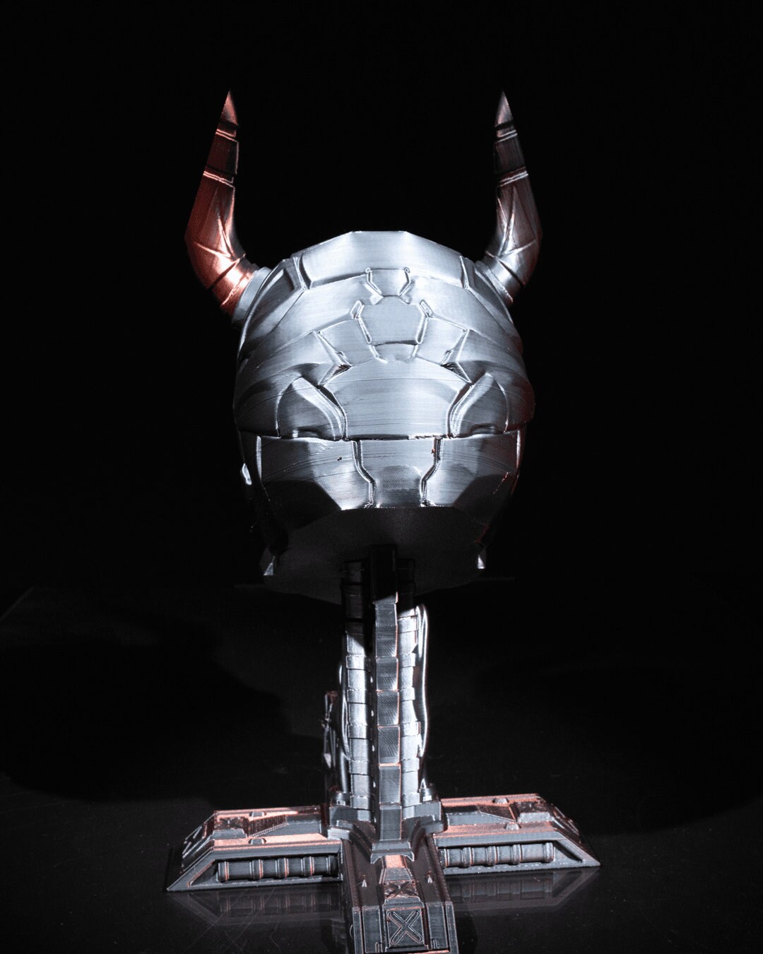 Sci-fi Horned Cyborg Skull Headphones & Controller Holder - A Gamers ...