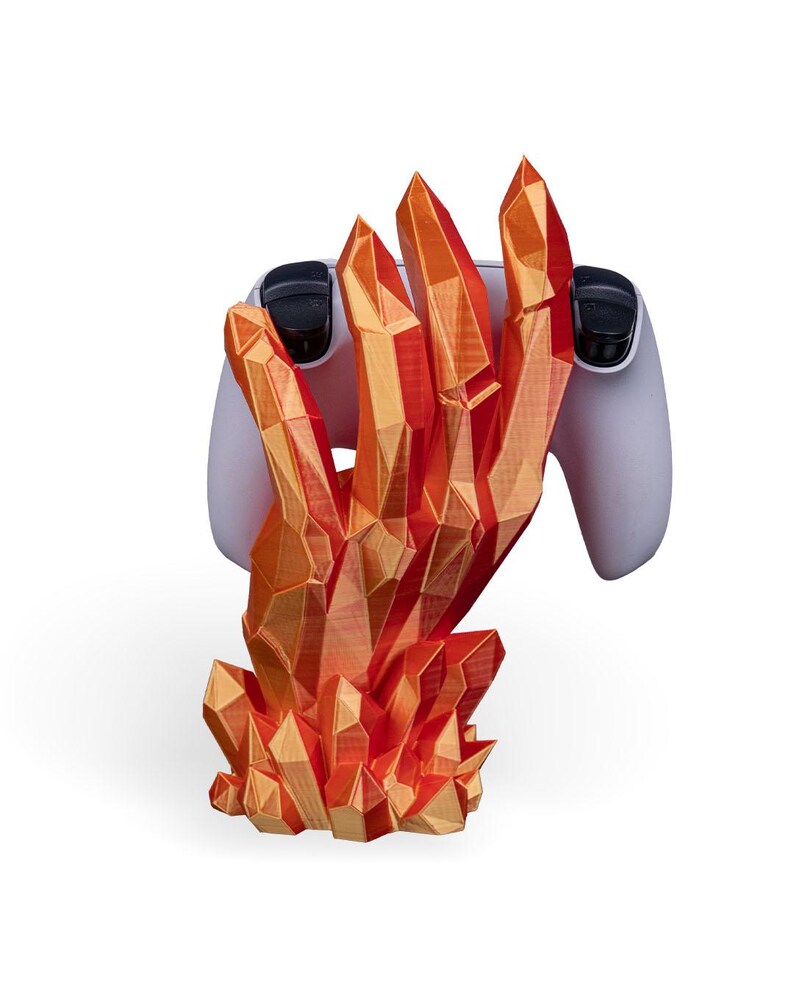 3d-printed Crystal Elemental Hand Controller Holder – Harness the Power ...