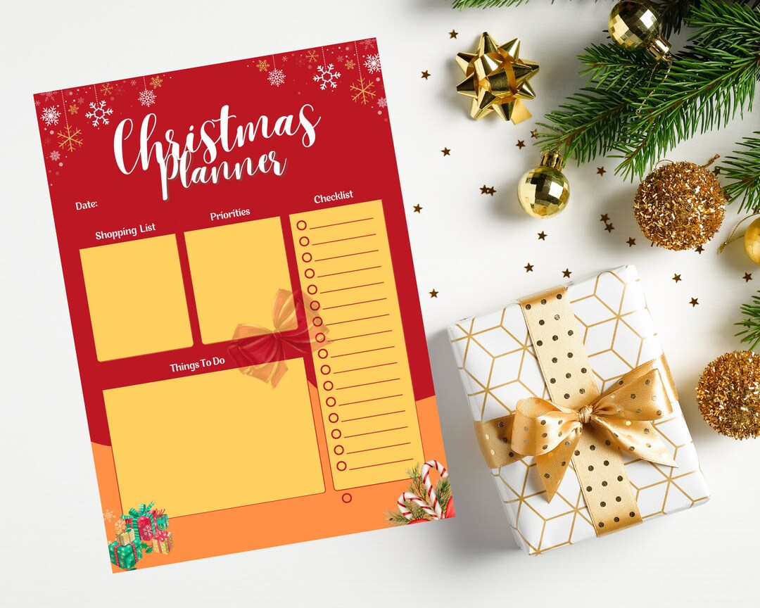 Christmas Planner - Etsy