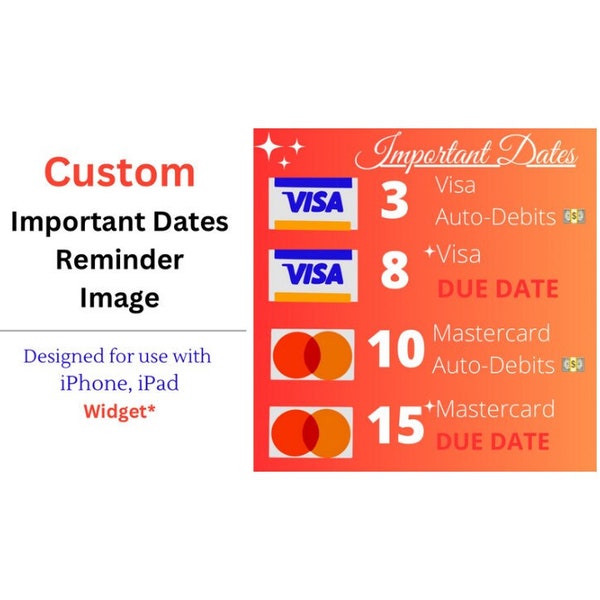 Credit Card Reminder - Etsy