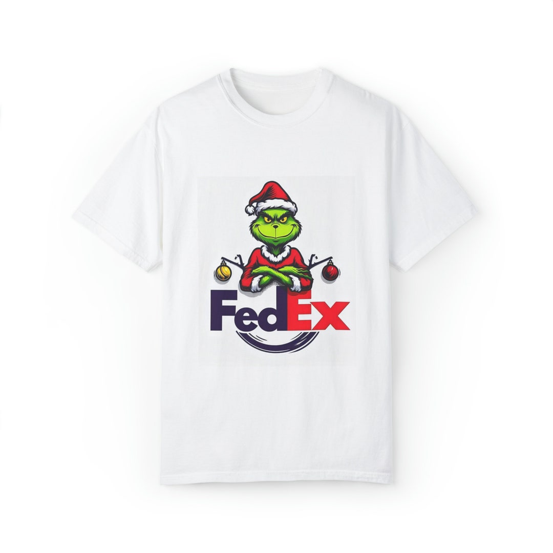 Grinch Fedex Unisex Garment-dyed T-shirt - Etsy