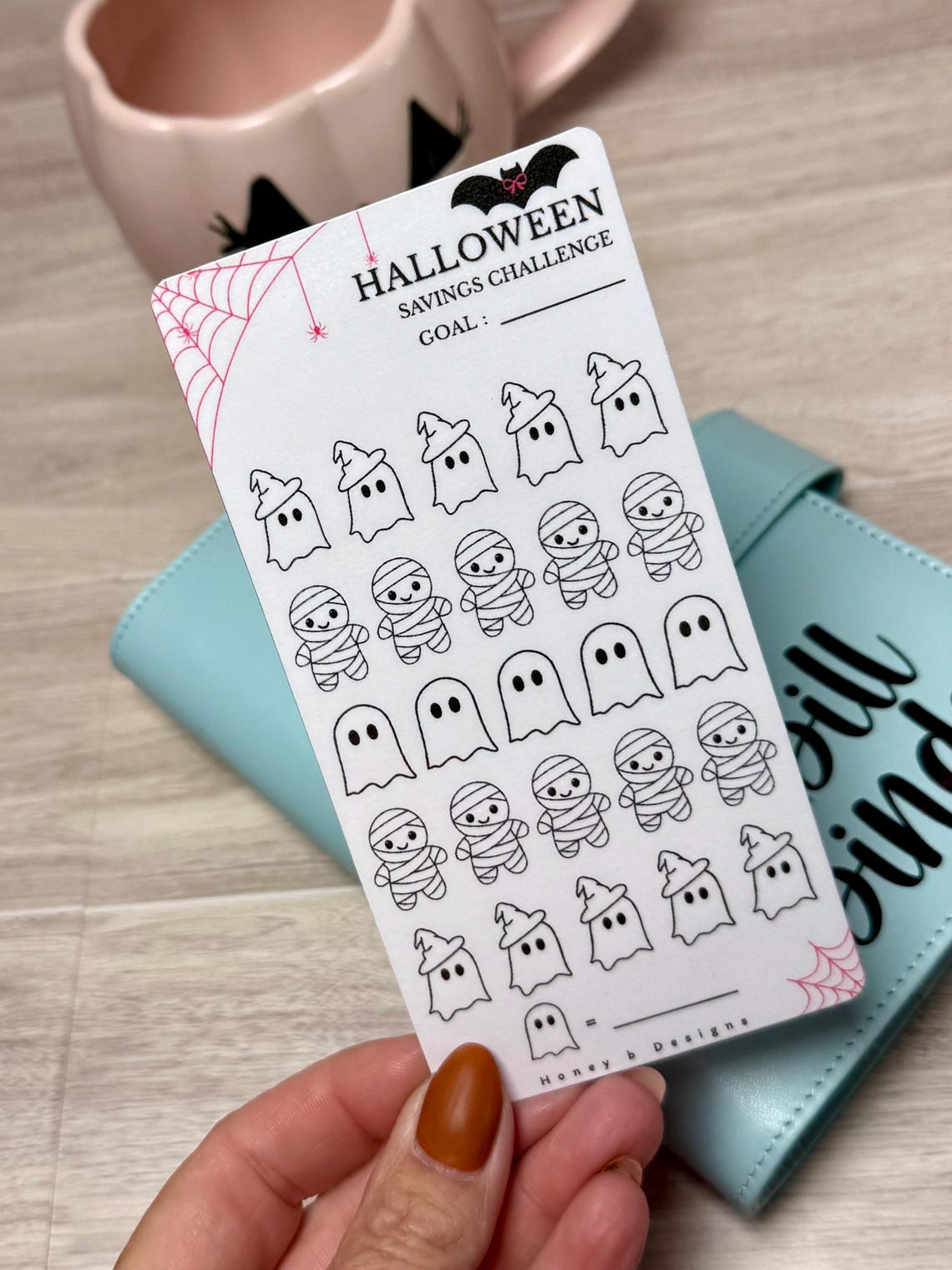 Halloween Savings Challenge Tracker: A6 Cash Envelope Stuffing - Etsy