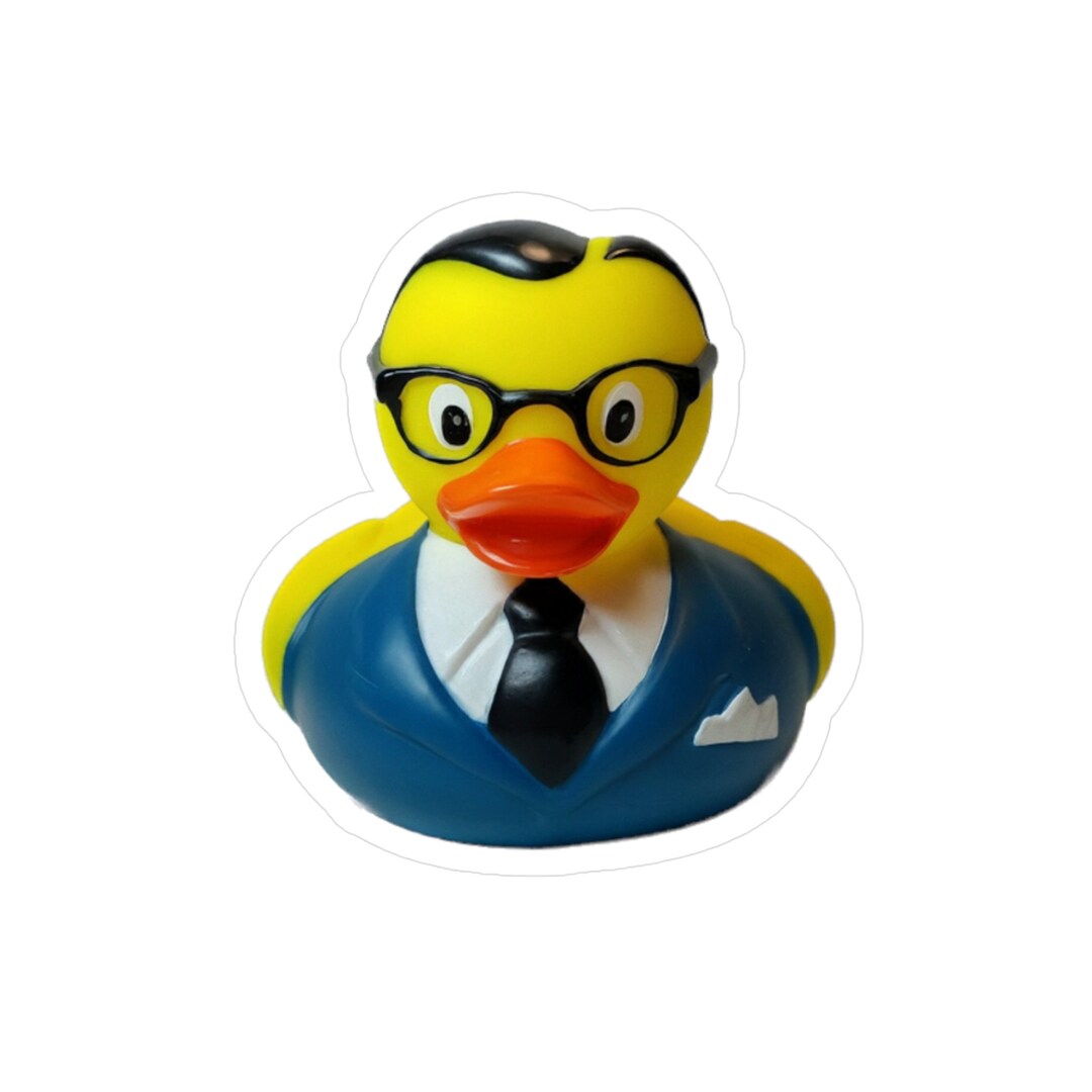 DUCK DUCK JEEP Walt Disney / Mr. Rogers Rubber Duckie Kiss-cut Vinyl ...