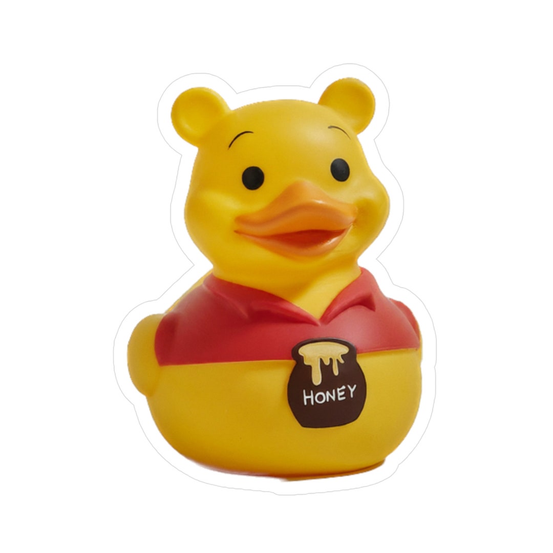 Decal DUCK DUCK JEEP Winnie the Pooh Rubber Duckie Kiss-cut Vinyl ...