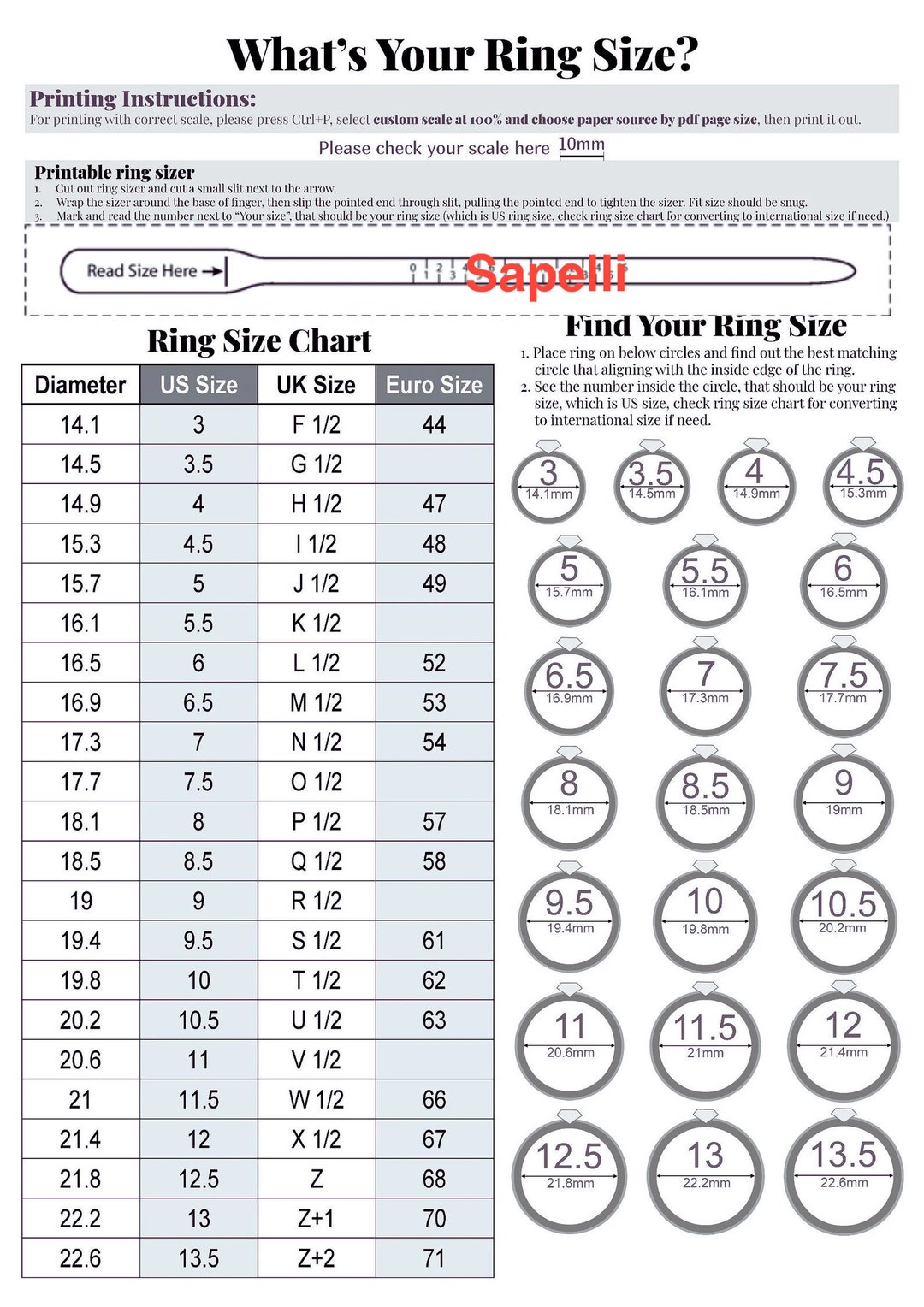 Baguier imprimable facile à utiliser et guide global des - Etsy France