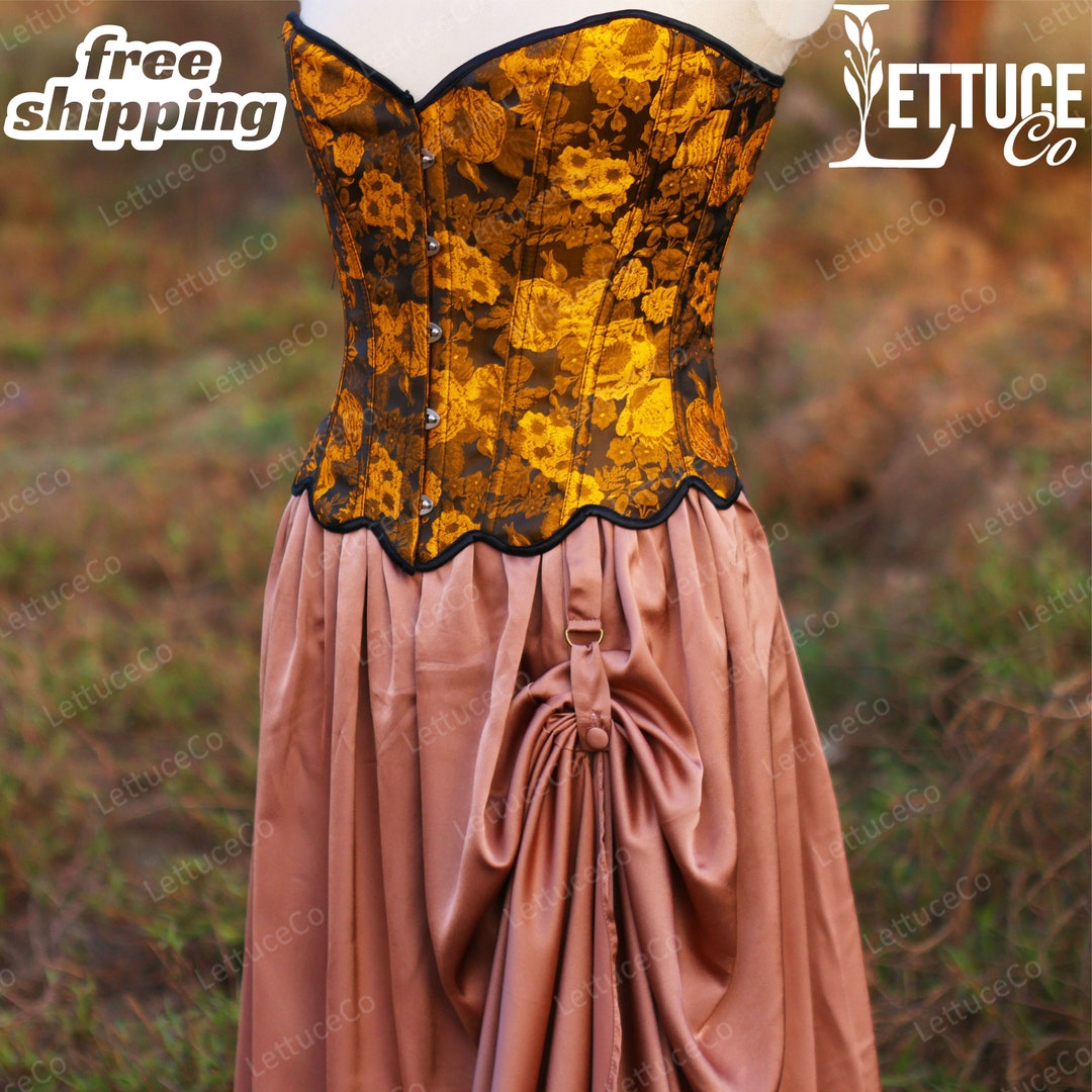 Renaissance Prom Dress Corset Stays, Ren Faire Victorian Corset Top ...