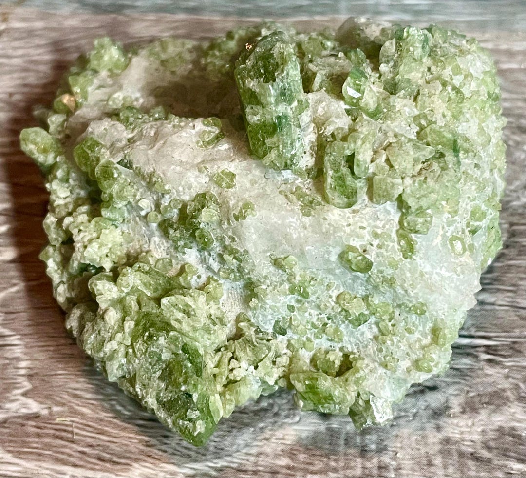 Diopside Specimen on Matrix, Afghanistan Crystal, 173 Grams - Etsy