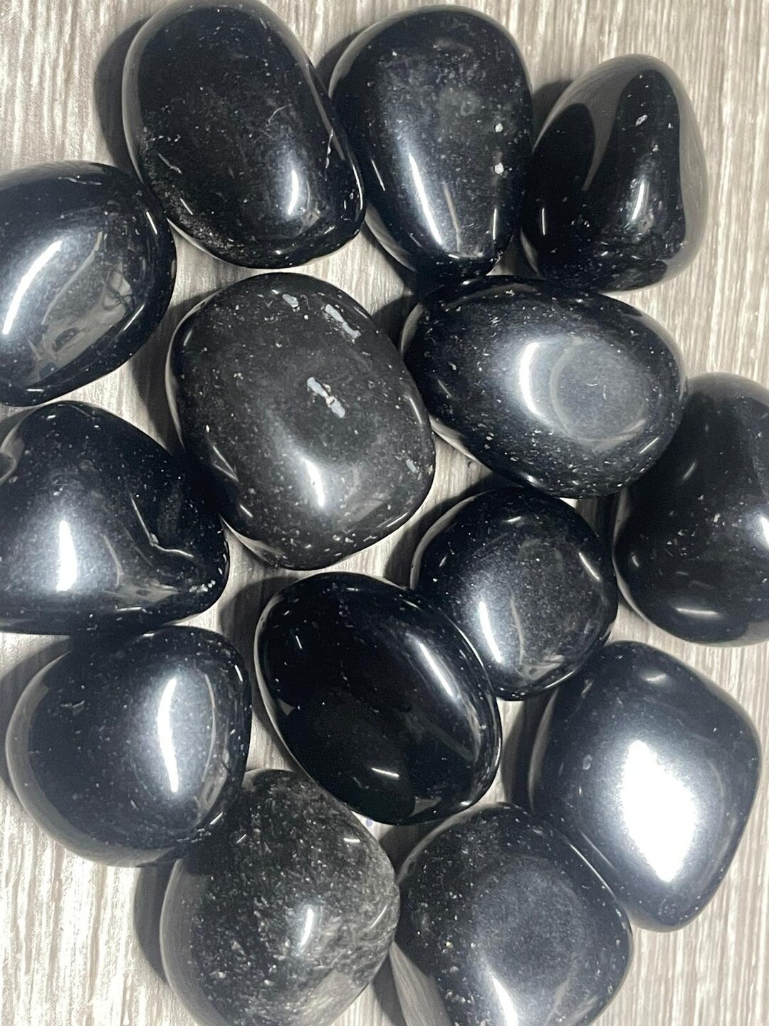 Tumbled Black Obsidian: Healing Crystal, Reiki Altar Stone - Etsy