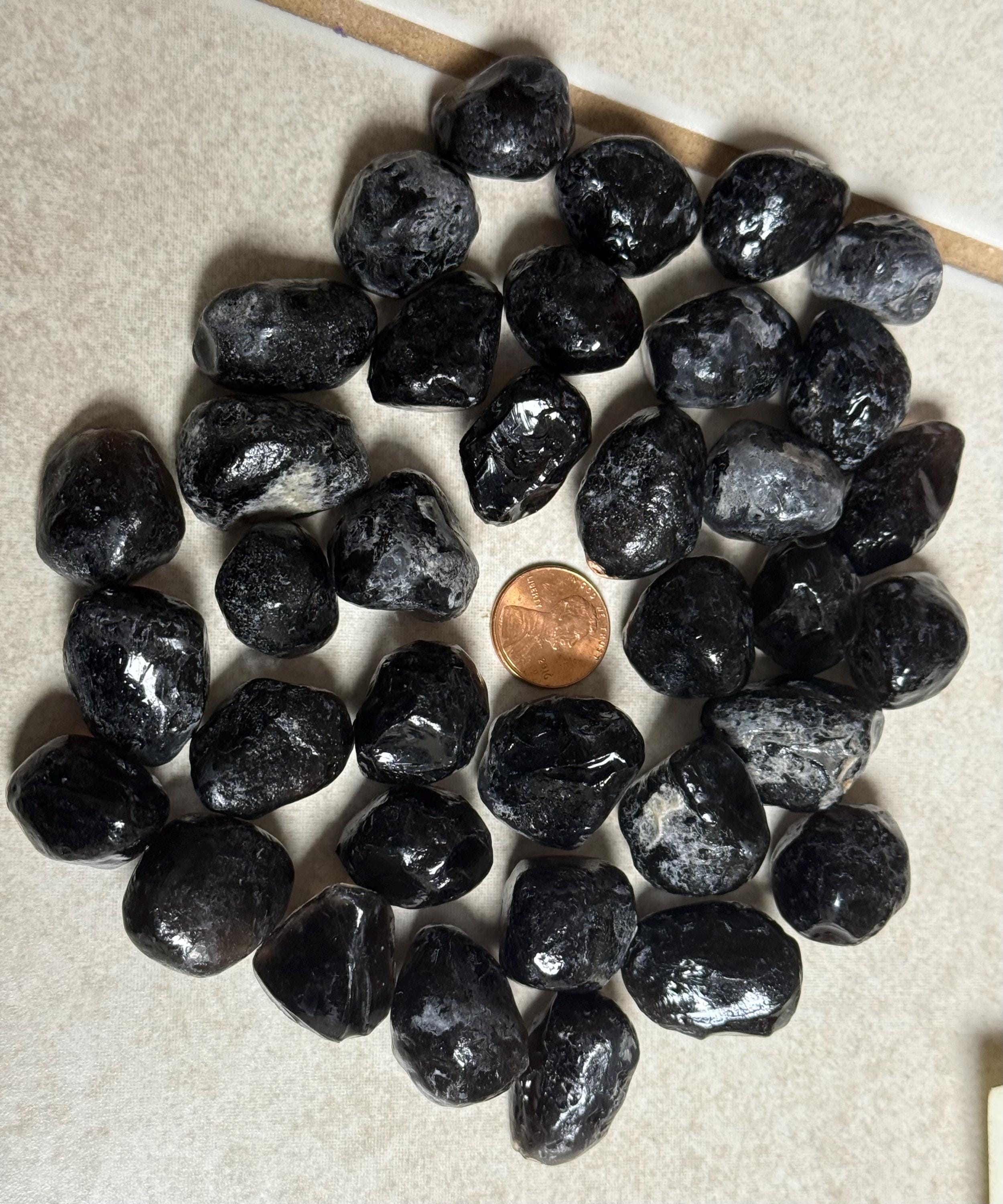 Raw Apache Tears: Obsidian Crystal, Healing Stone, Lapidary Gemstone - Etsy
