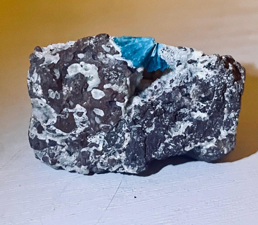 Cavansite, Pentagonite & Stilbite Specimen: Healing Crystal From India ...