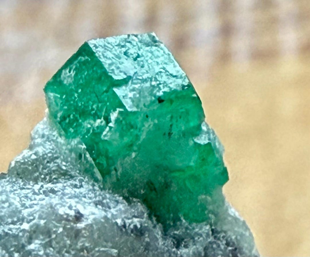 Beautiful Emerald on Matrix From Swat Valley Pakistan, Gemstone ...