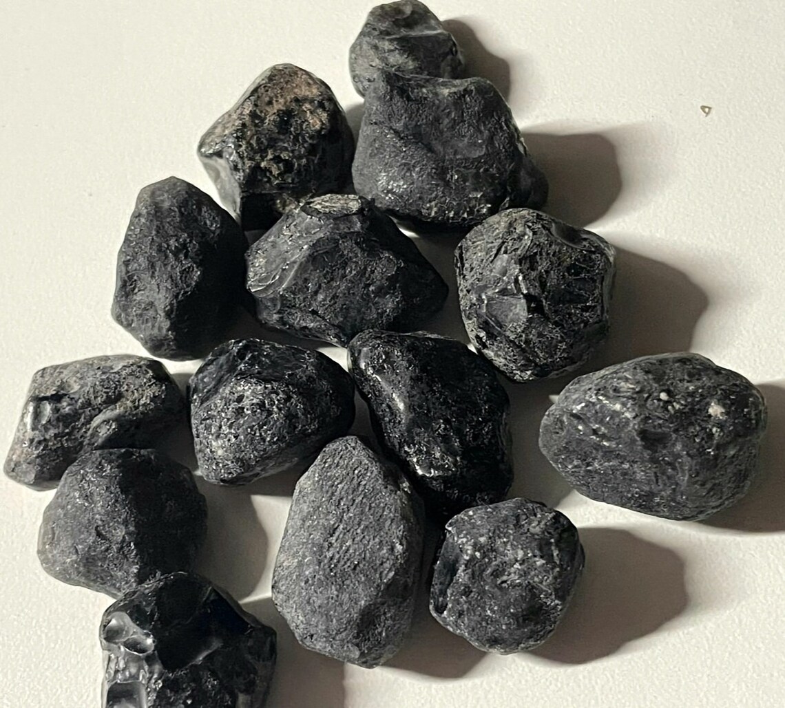 Raw Apache Tears: Obsidian Crystal, Healing Stone, Lapidary Gemstone - Etsy