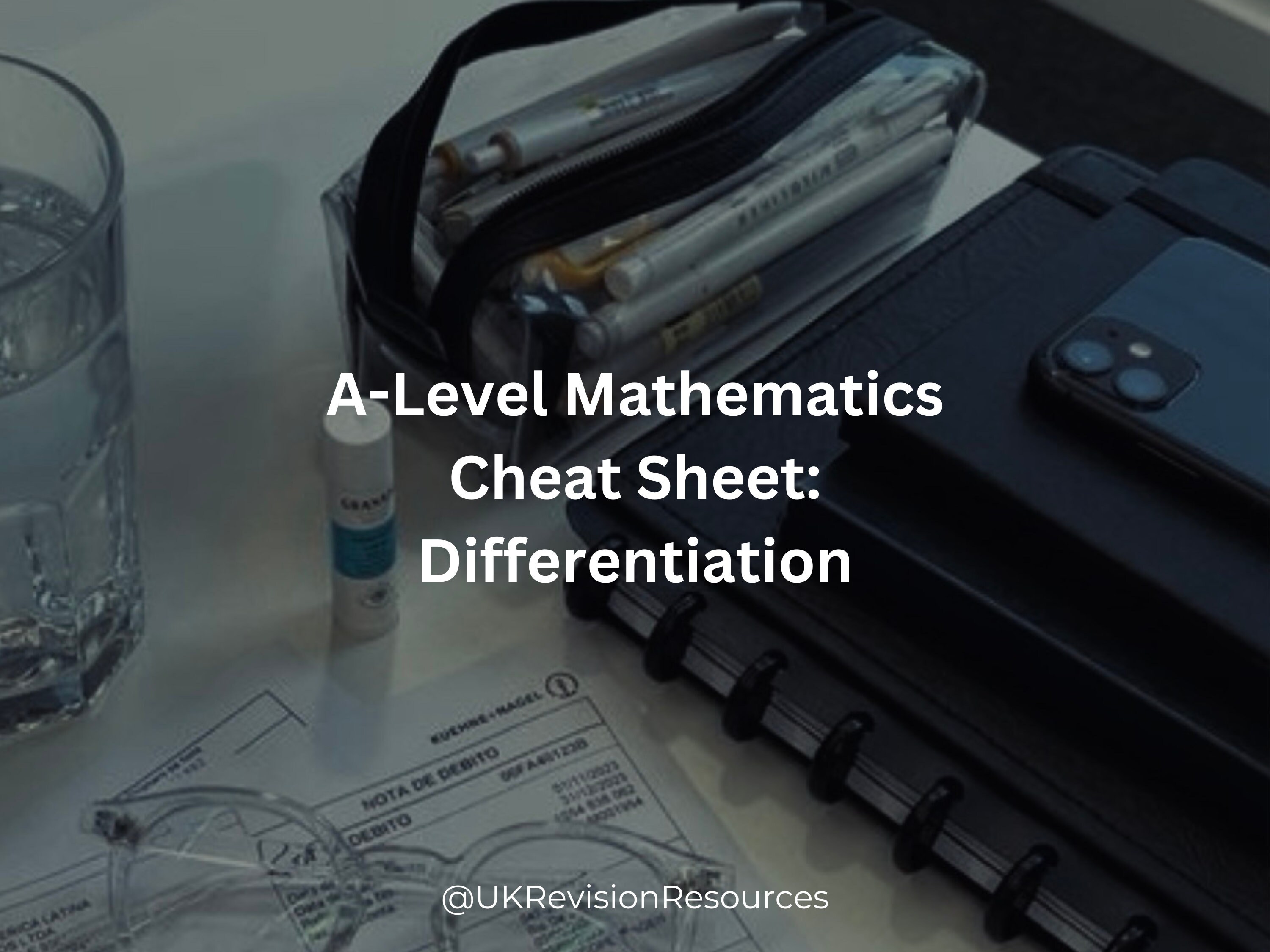 A-level Maths Cheat Sheet: Differentiation (Instant Download) - Etsy