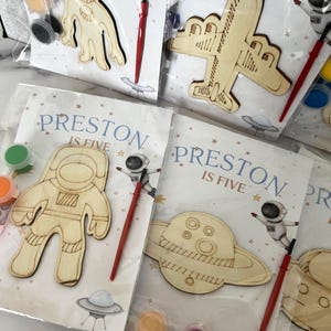 Personalized Space Party Favor Astronaut Birthday Decorations Outer ...