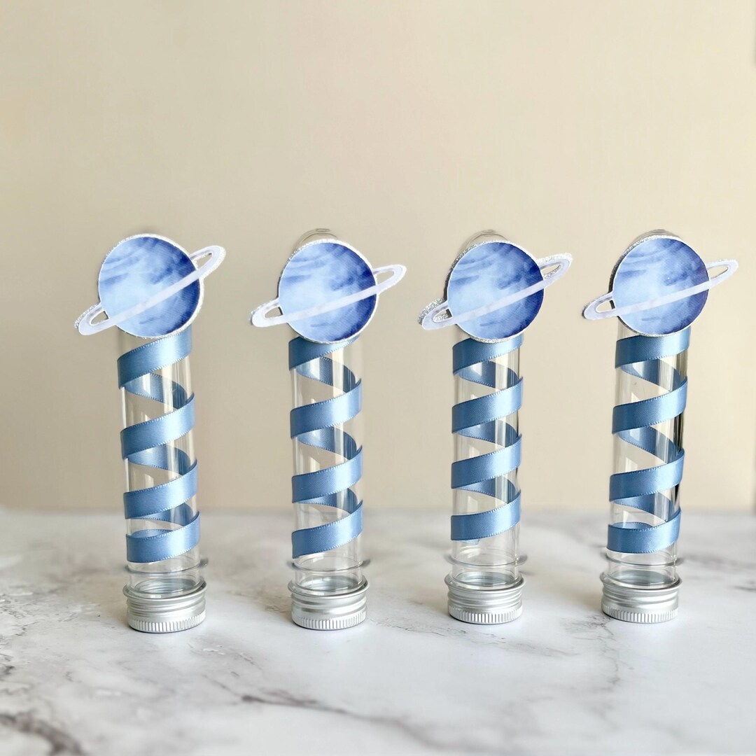 Outer Space Party Favor Candy Tubes for Birthday Space Theme Treat Bag ...