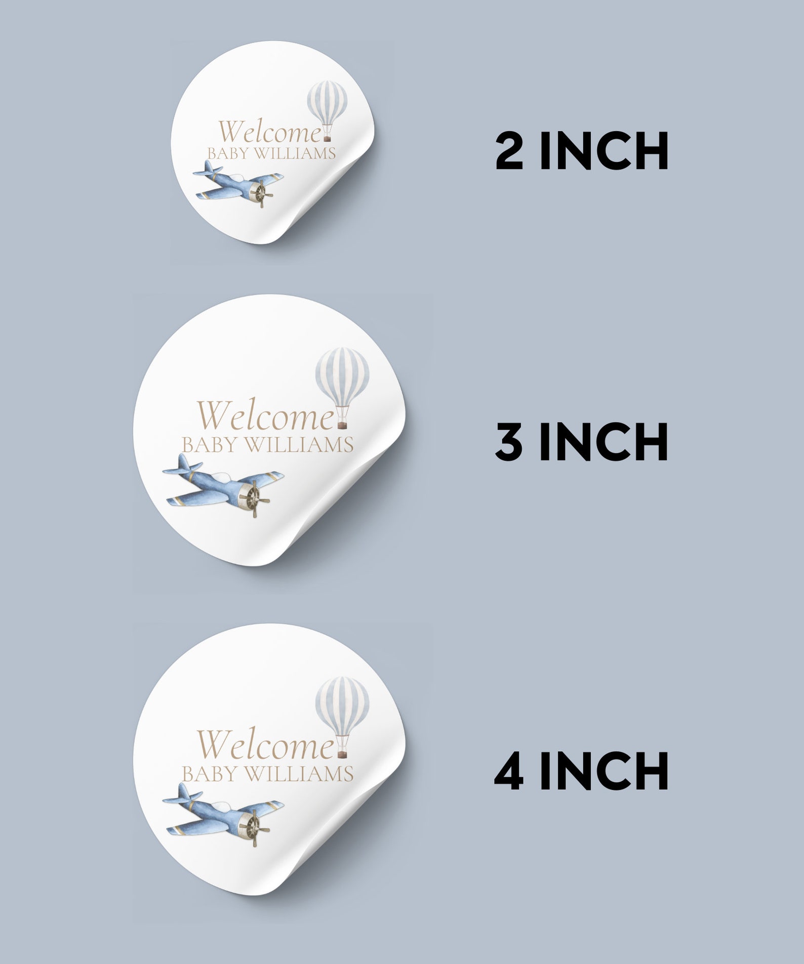 Welcome Baby Sticker, Travel Theme Baby Shower, Travel Baby Shower ...