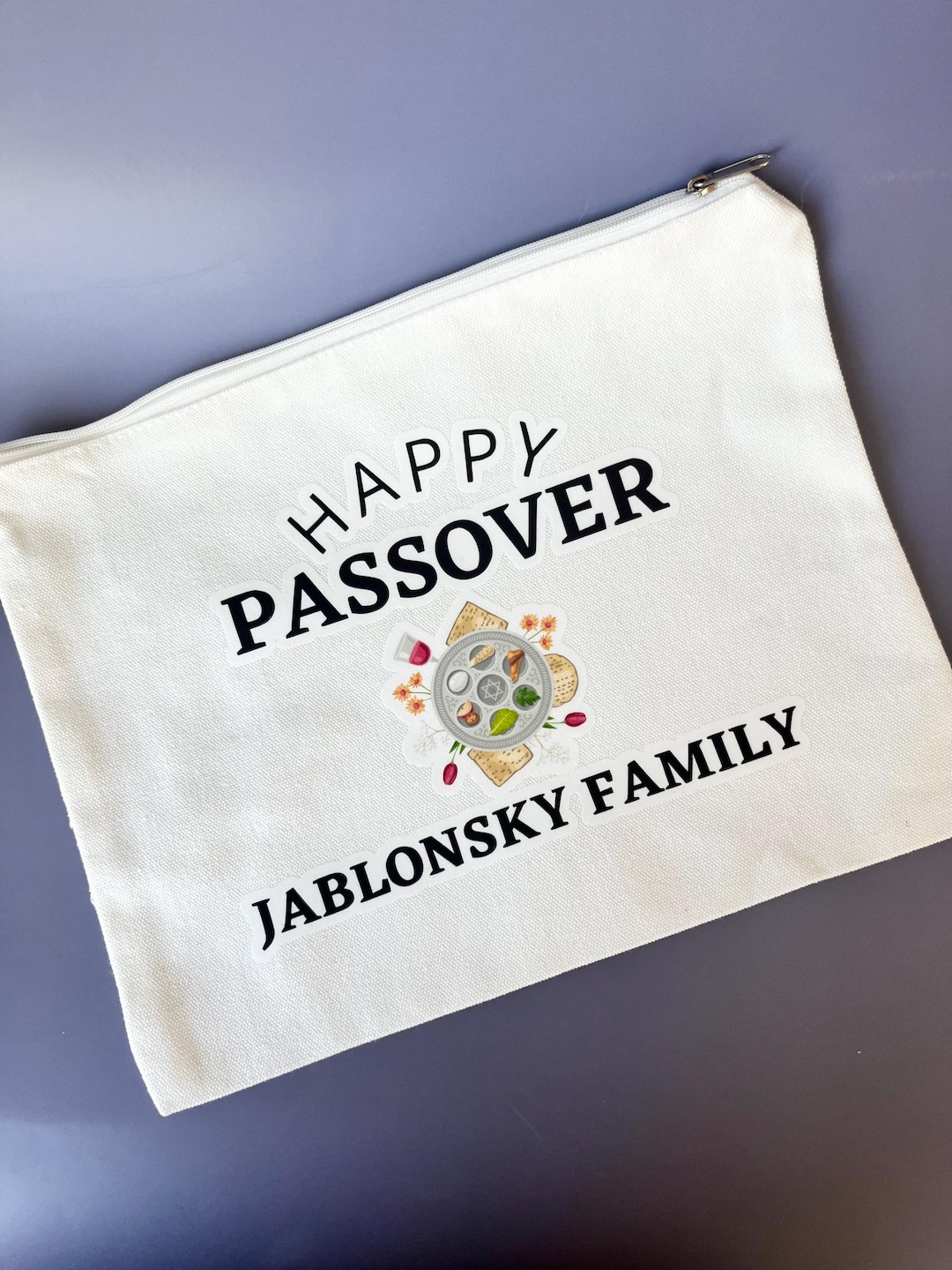 Personalized Family Passover Gift for Children Afikoman Bag With Name ...