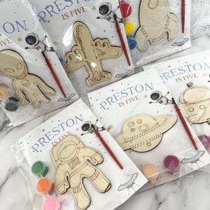 Personalized Space Party Favor Astronaut Birthday Decorations Outer ...