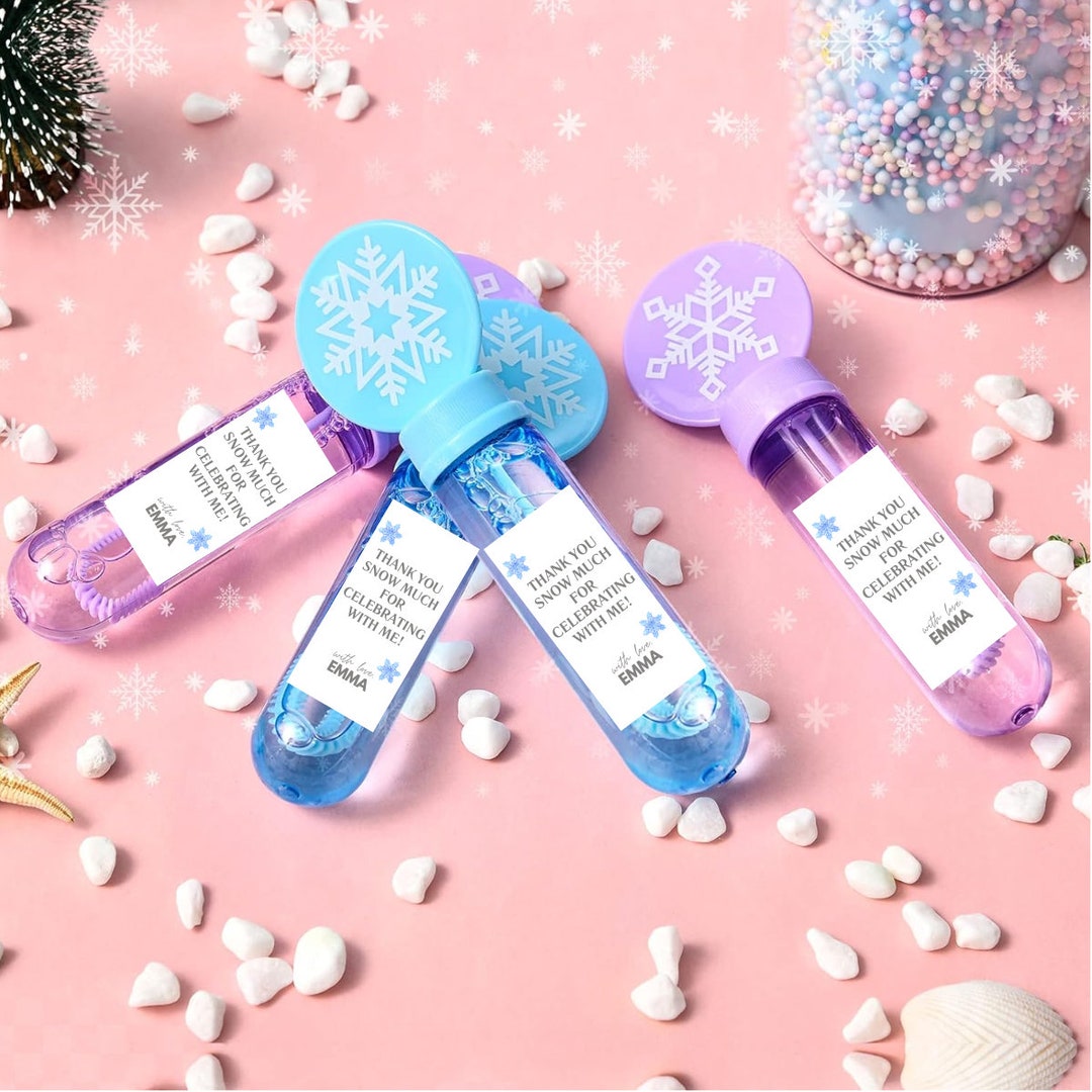 Personalized Frozen Bubble Wands for Kids Bubbles Party Favor Bubbles ...