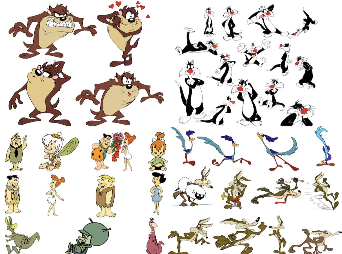 2000+ Cartoon Characters Mega Bundle SVG, Cricut Printable Clipart ...