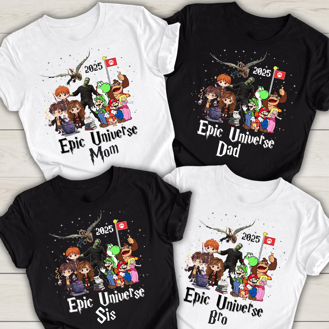 Custom Epic Universe Family Shirts, Epic Universe Shirt, Epic Universe ...