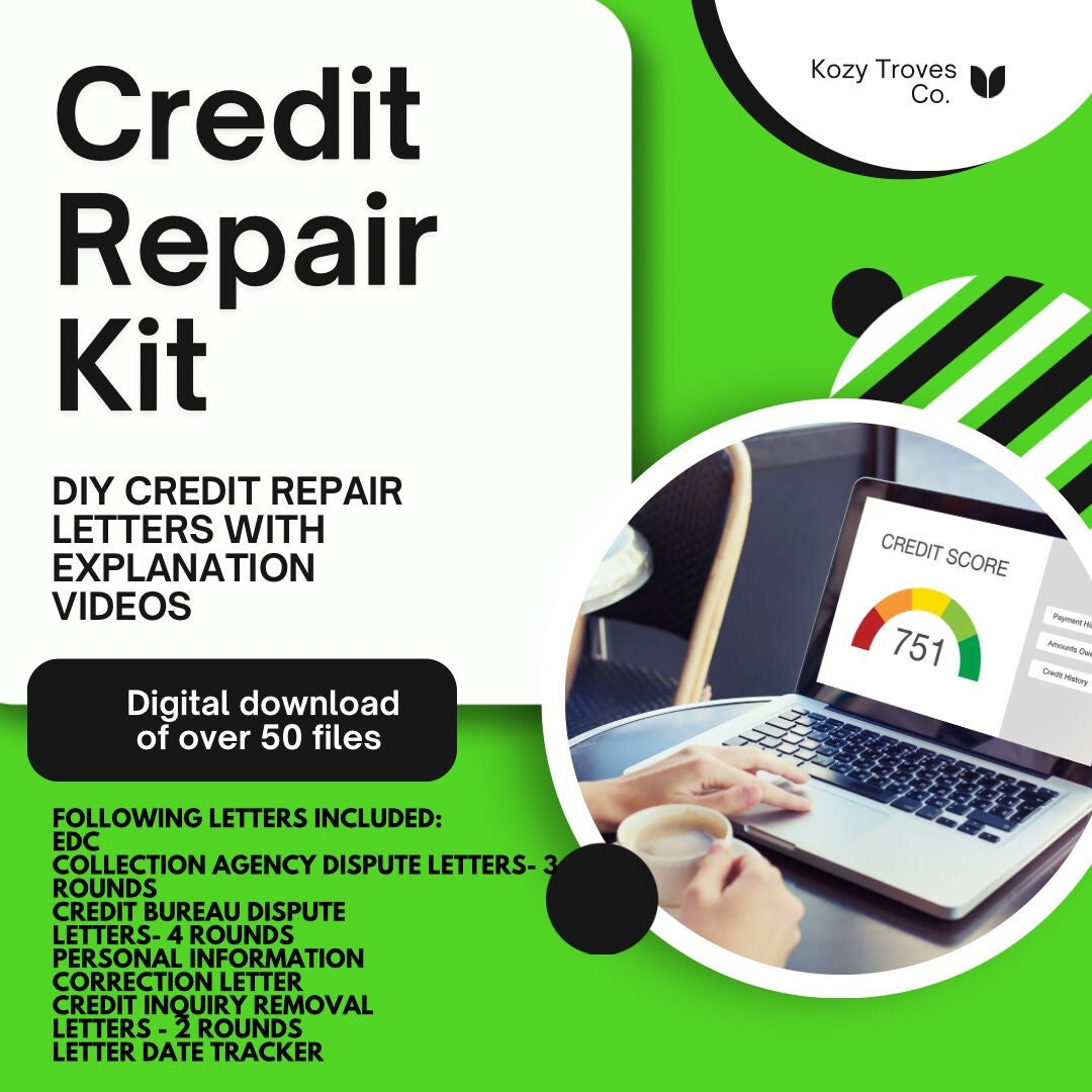 DIY Credit Repair Letters With Explanation Videos - Etsy