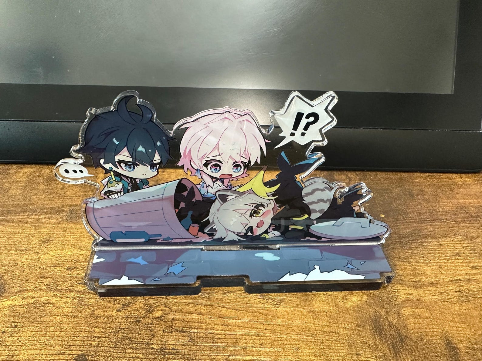 Honkai Star Rail Main Trio Chibi Standee (sorry About the Ugly Photos I ...