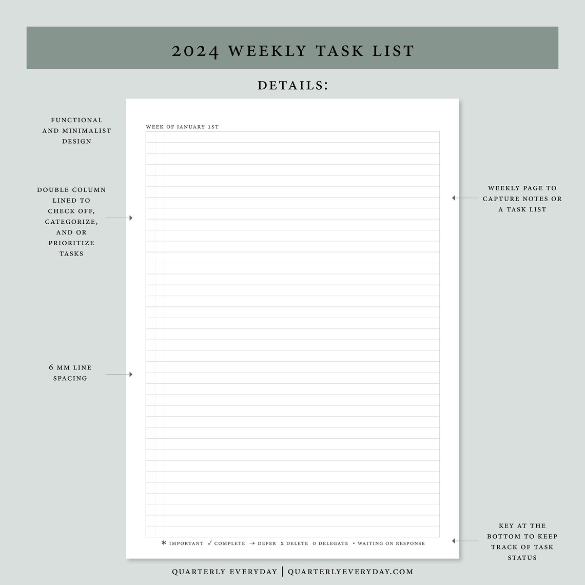 A4 2024 full Year Bundle Printable Daily Planner - Etsy