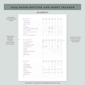 A4 2024 full Year Bundle Printable Daily Planner - Etsy