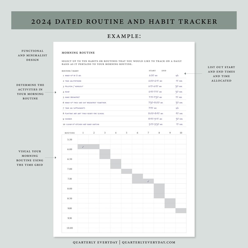 A4 2024 full Year Bundle Printable Daily Planner - Etsy