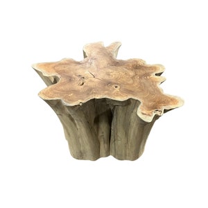 Solid Stump Coffee Table - Etsy