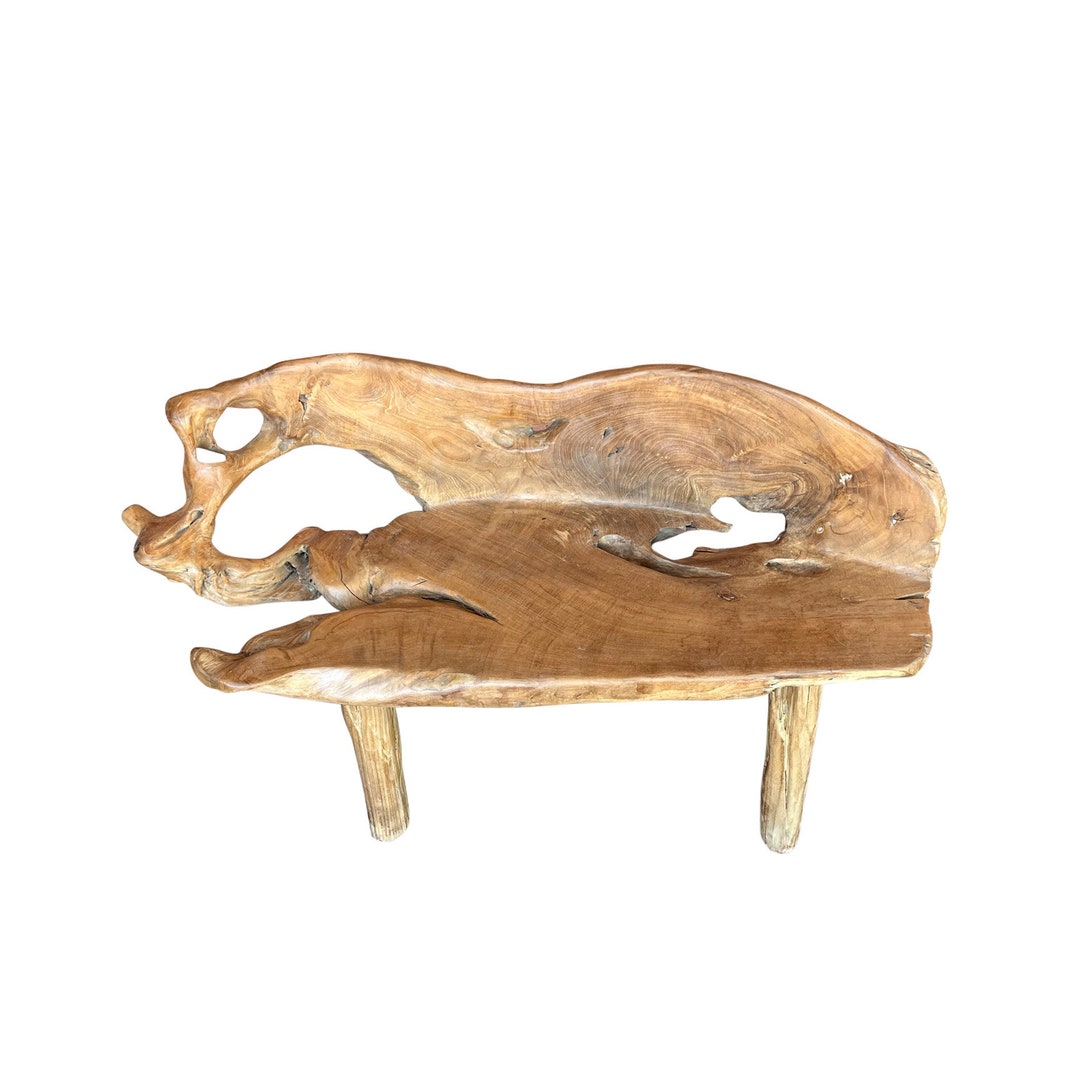 Balinese Teak Bench - Etsy