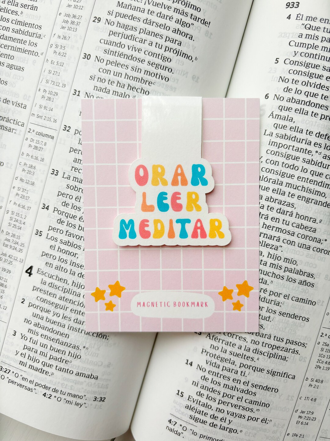 Orar, Leer, Meditar MAGNETIC BOOKMARK - Etsy