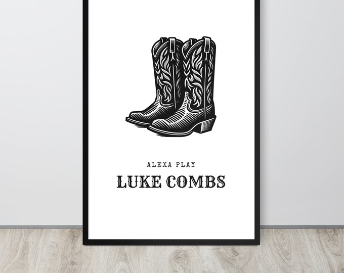 Luke Combs Digital Download for Wall Print PNG - Etsy