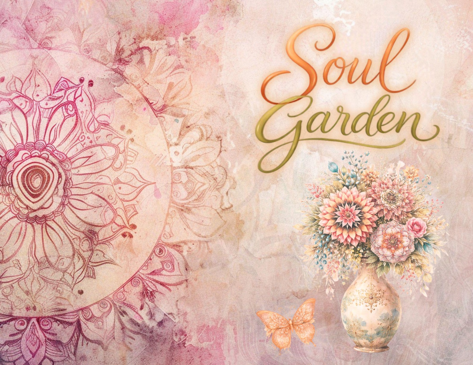 Junk Journal Printable Soul Garden – 10 Journal Pages & 5 Ephemera ...