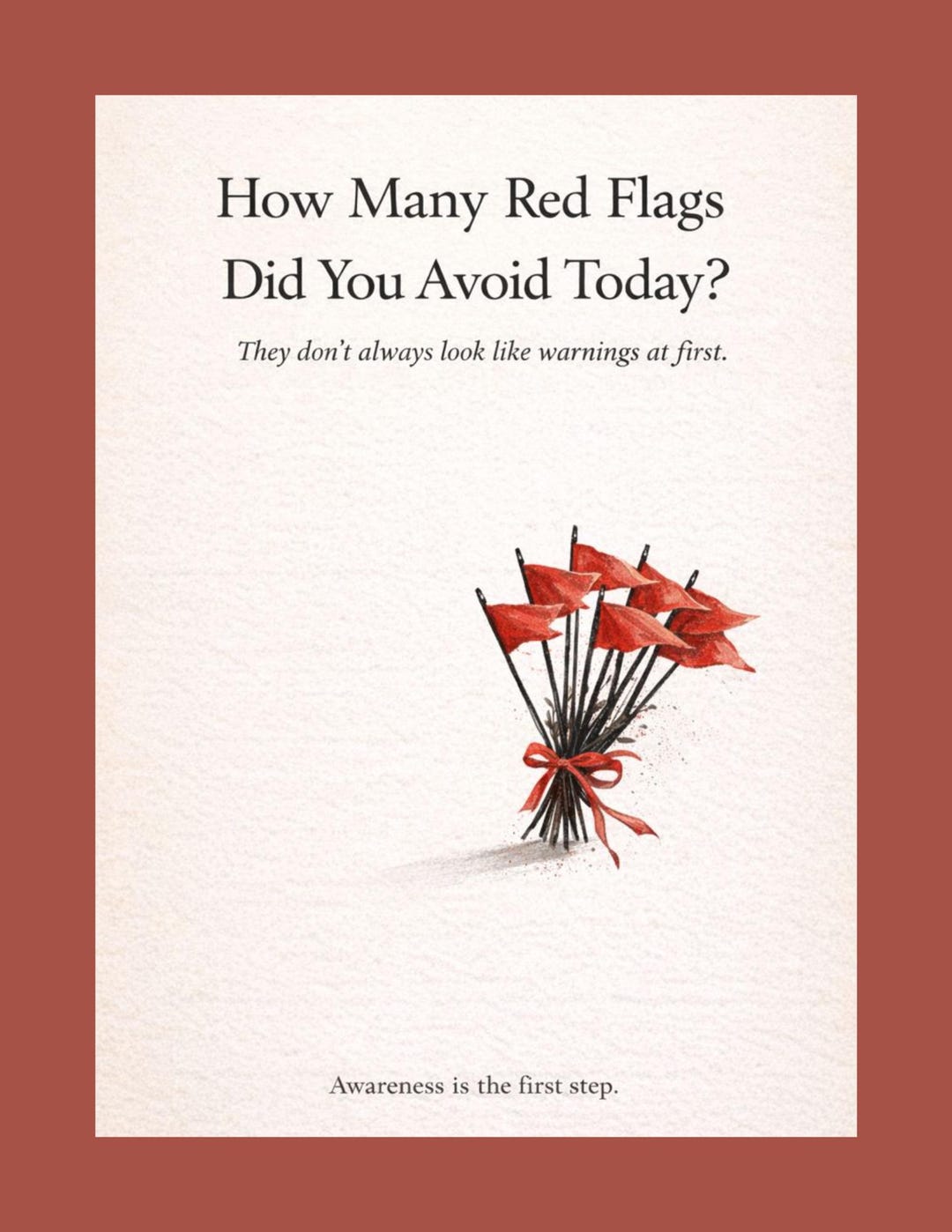 Relationship Red Flags Awareness Pages - Etsy