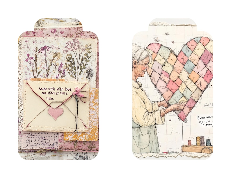 Printable Junk Journal Kit – Soul Stitching | Vintage Sewing Ephemera ...