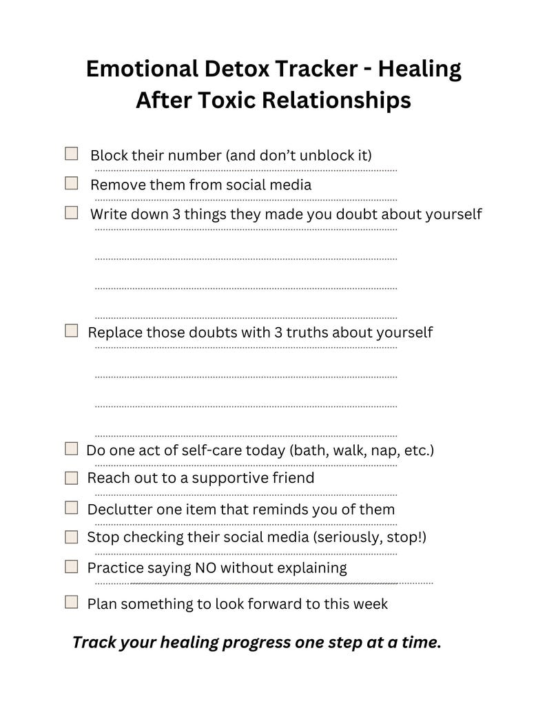 Emotional Healing Workbook – Triggers, Boundaries & Self-reflection ...